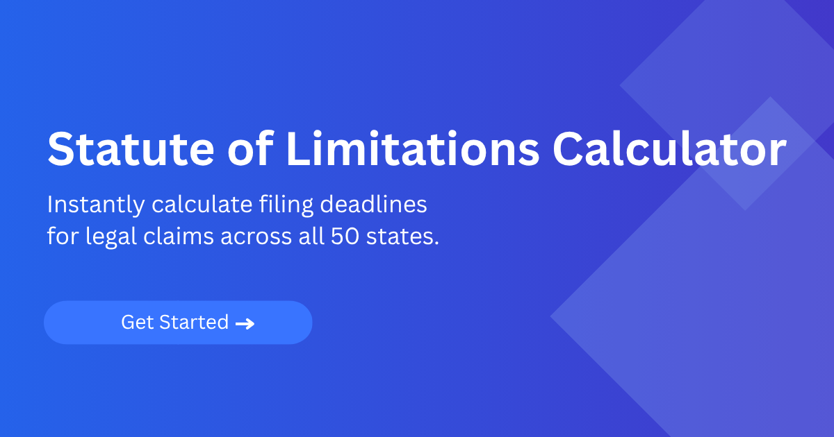 Michigan Statute of Limitations Calculator